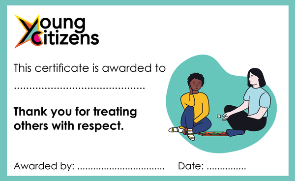 Treating Others with Respect (Certificate) - Young Citizens