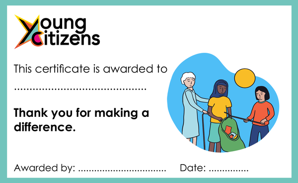 Making a Difference (certificate) - Young Citizens