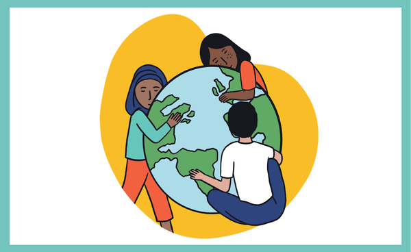 We are Part of a World-Wide Community (poster) - Young Citizens